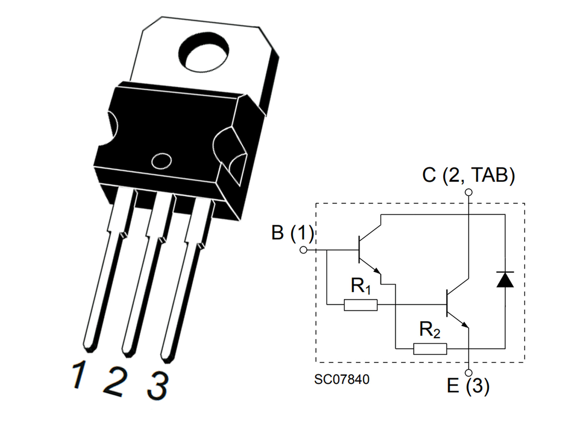 TIP120 Transistor | Pinout | Arduino Circuit | Darlington Transistor NTE Electronics, Inc - Kasuo