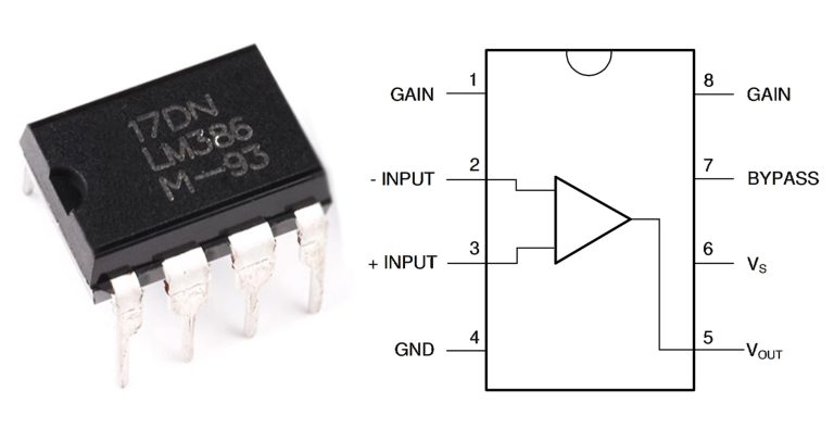 LM386 Op Amp Pinout, Works and Circuits - Kasuo