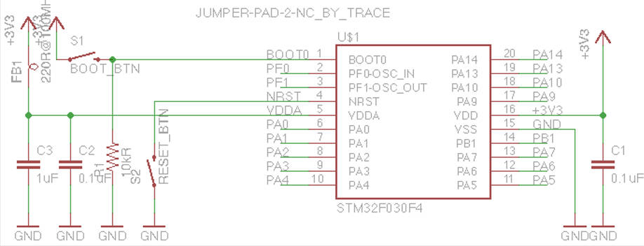 STM32F030F4P6 pinout, Arduino, datasheet - Kasuo