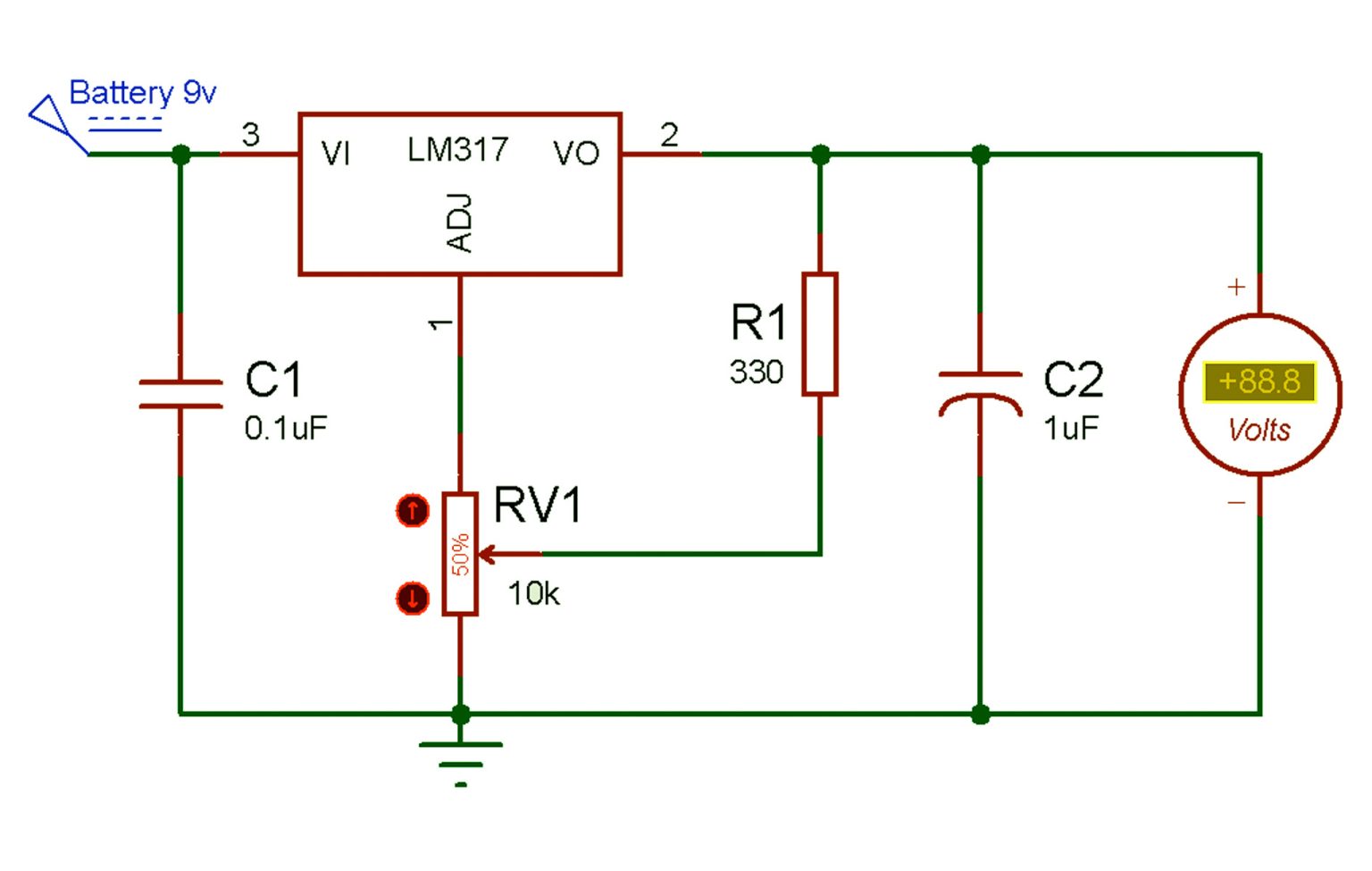LM317 Voltage Regulator Pinout, Circuits and Equivalents - Kasuo