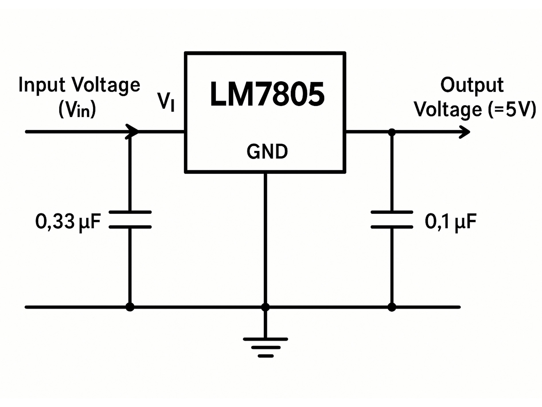 LM7805 Voltage Regulator Pinout, Works and Equivalent - Kasuo