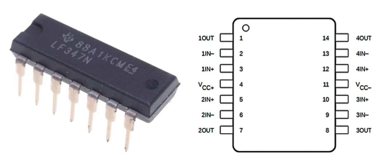 LF347N datasheet, equivalent & pinout, price onsemi - Kasuo